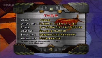 Thor | Robot Wars Wiki | Fandom