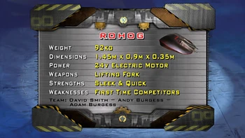 Rohog | Robot Wars Wiki | Fandom