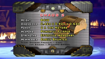 Chaos 2 | Robot Wars Wiki | Fandom
