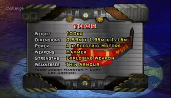 Thor | Robot Wars Wiki | Fandom