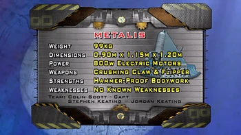Metalis | Robot Wars Wiki | Fandom