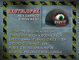 Recyclopse | Robot Wars Wiki | Fandom