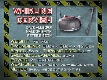 Whirling Dervish | Robot Wars Wiki | Fandom