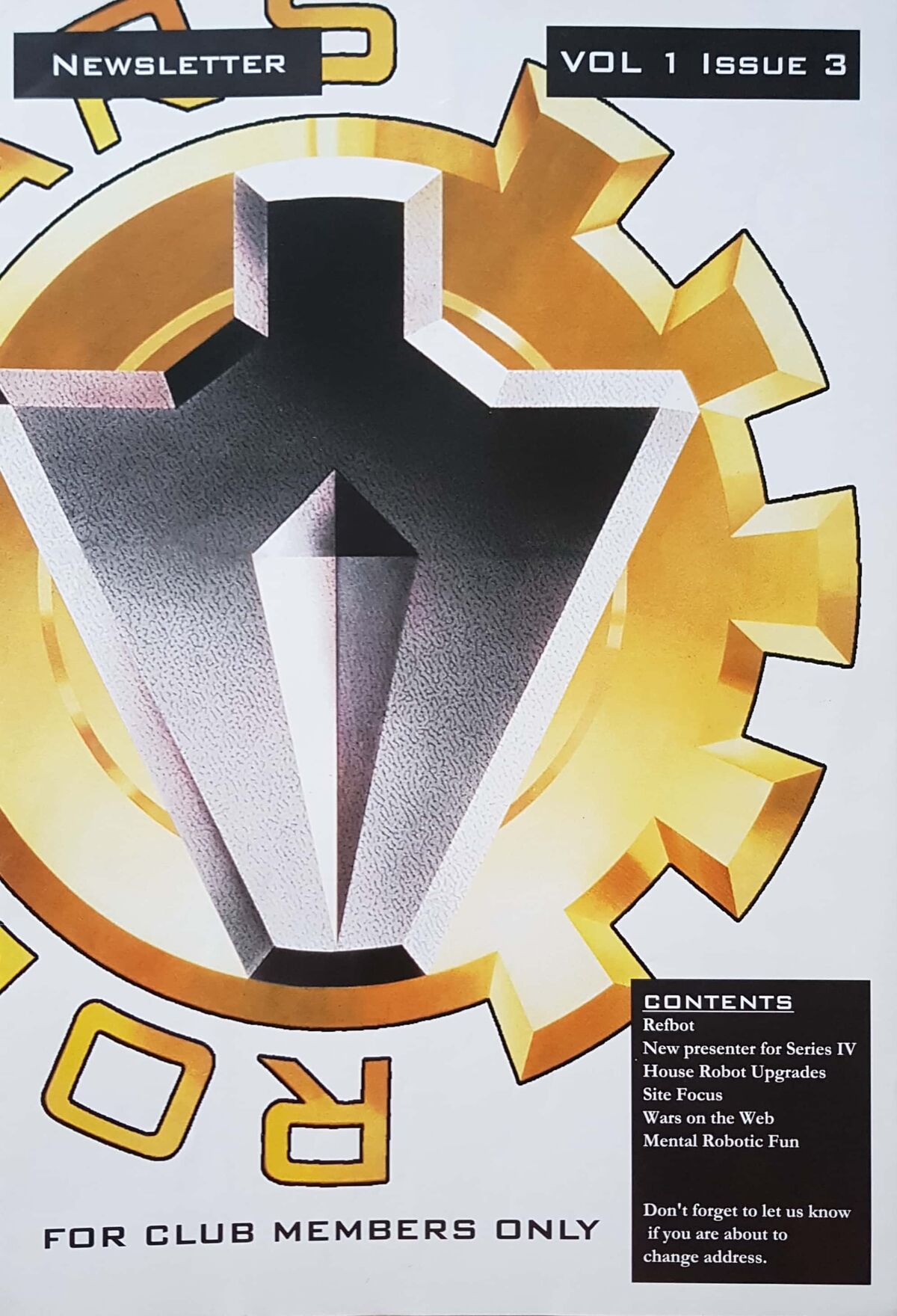 User Blogrobotmaniacclub Newsletter Scans Robot Wars Wiki Fandom