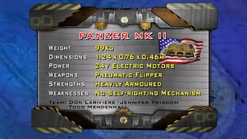 Panzer Mk | Robot Wars Wiki | Fandom