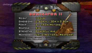 Dominator 2 | Robot Wars Wiki | Fandom