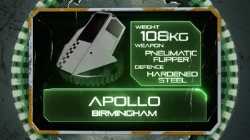 Apollo | Robot Wars Wiki | Fandom