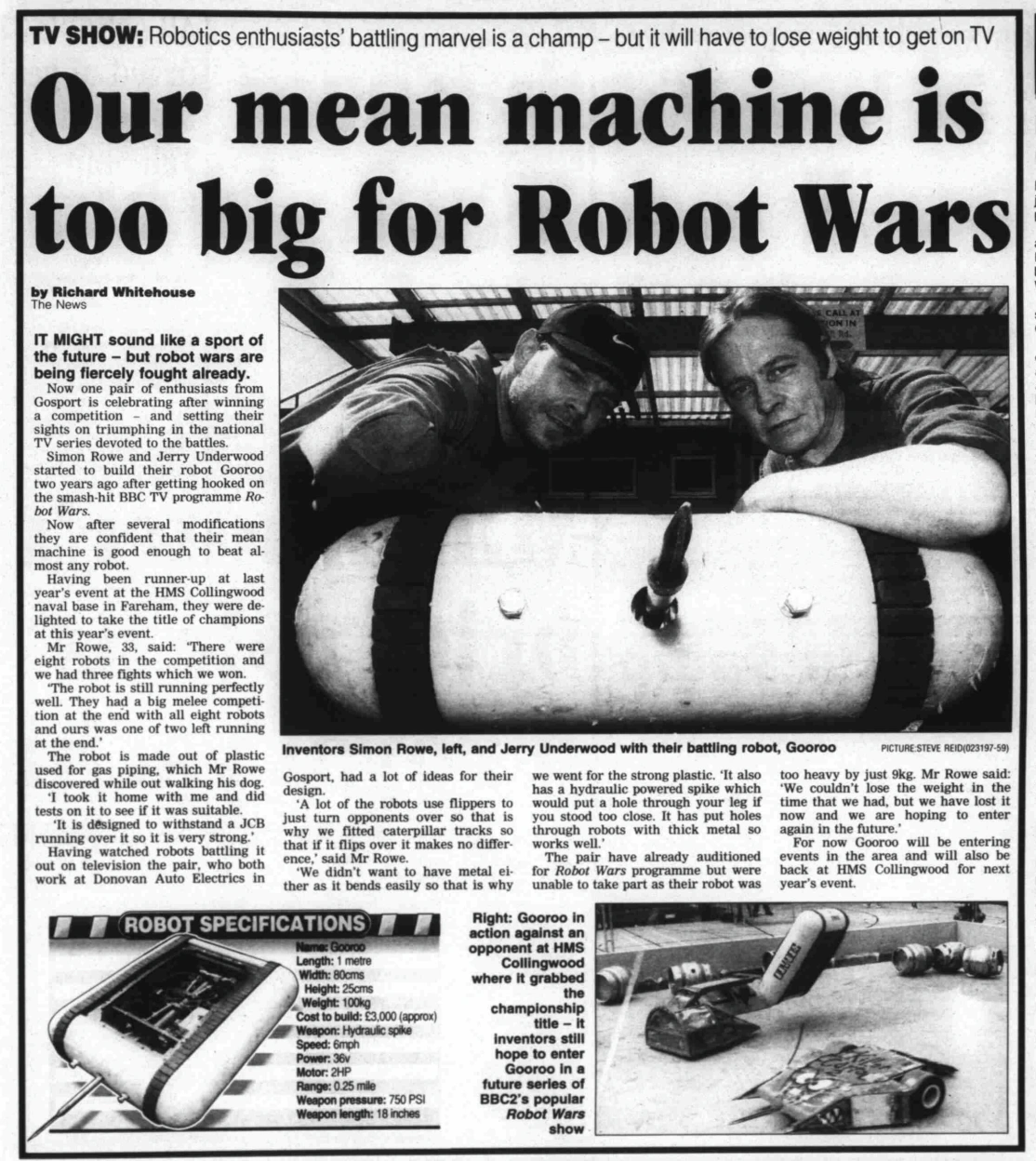 Gooroo | Robot Wars Wiki | Fandom