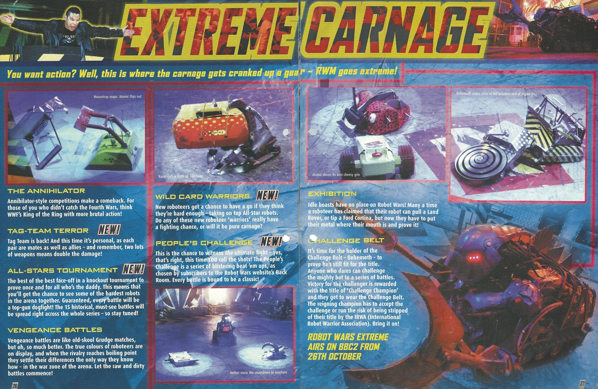 Robot Wars Extreme: Series 1 - Robot Wars Wiki - Robot Wars Extreme, BBC