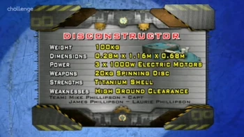 DisConstructor | Robot Wars Wiki | Fandom