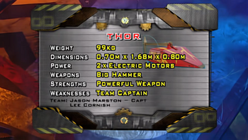 Thor | Robot Wars Wiki | Fandom
