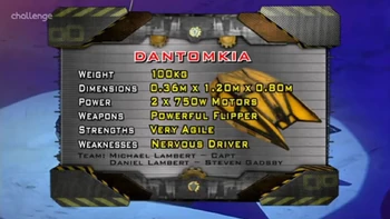 Dantomkia | Robot Wars Wiki | Fandom