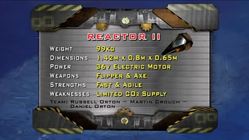 Reactor | Robot Wars Wiki | Fandom