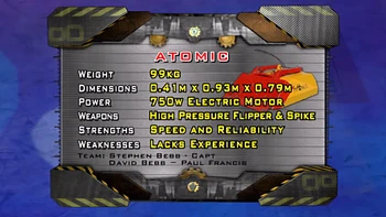 Atomic | Robot Wars Wiki | Fandom