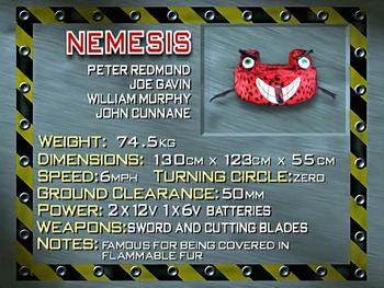 Nemesis | Robot Wars Wiki | Fandom