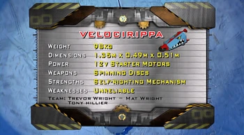 Velocirippa | Robot Wars Wiki | Fandom