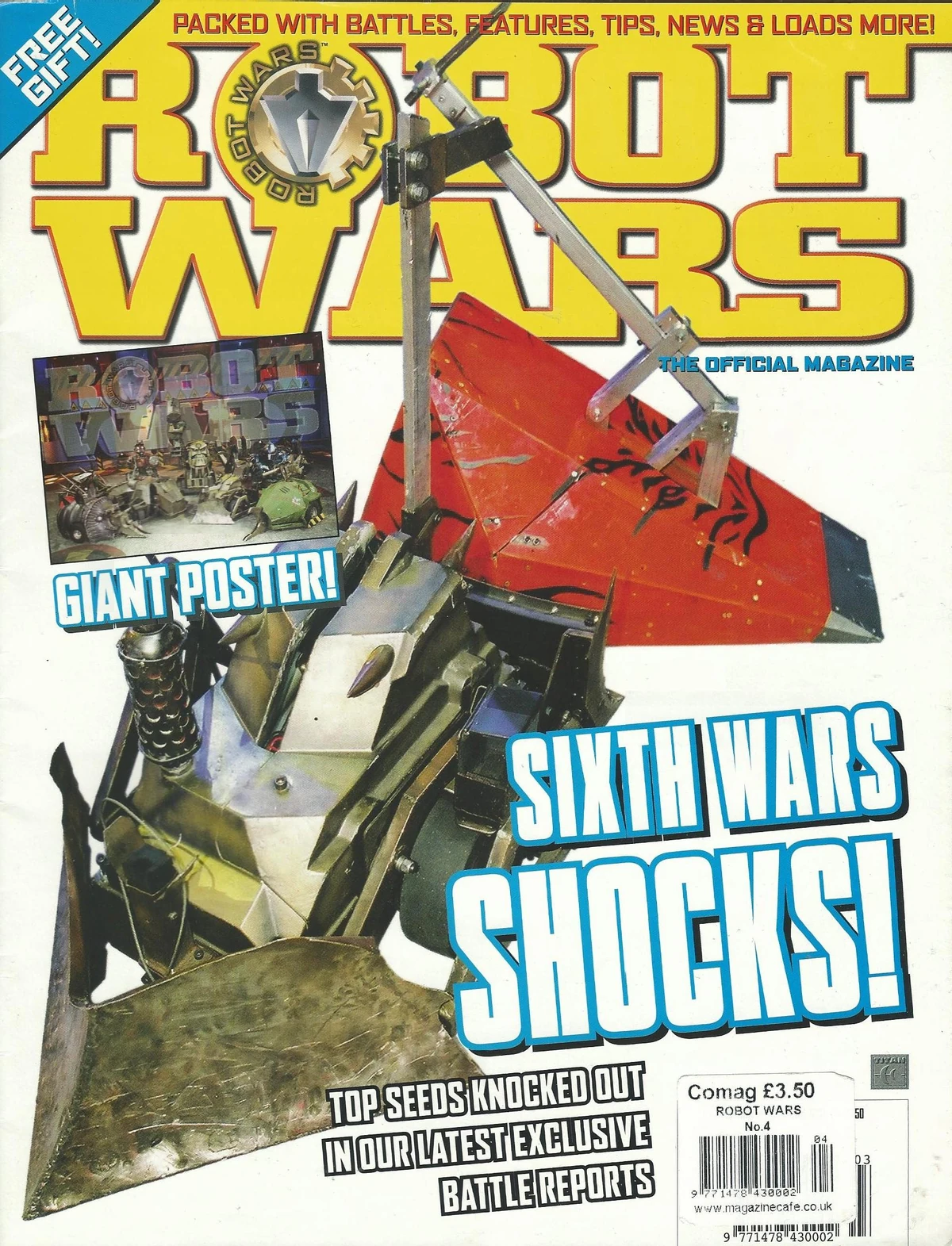 Robot Wars: The Official Magazine/Issue 4 | Robot Wars Wiki | Fandom
