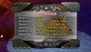 Roobarb | Robot Wars Wiki | Fandom