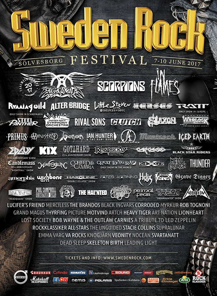 Sweden Rock 2017 | Rock & Metal wiki | Fandom
