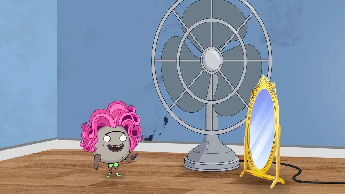 Rock's Windswept Look | Rock Paper Scissors Wiki | Fandom