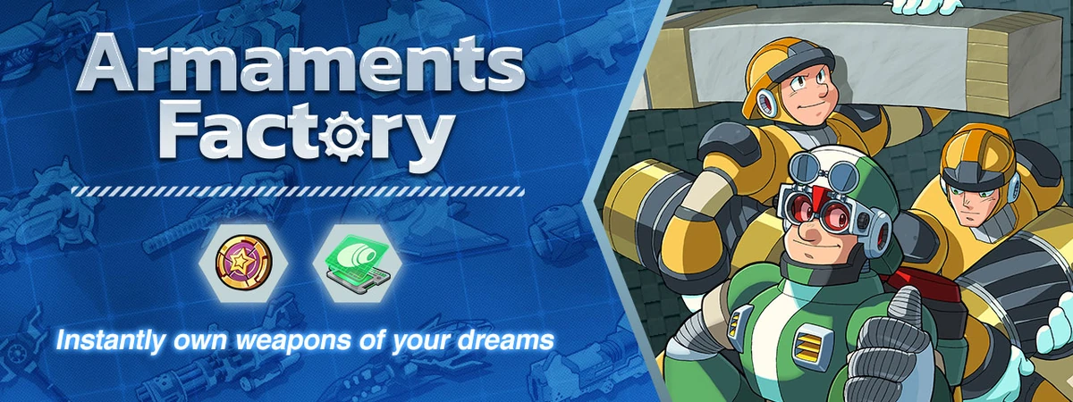 Armaments Factory | Rockman X DiVE / Mega Man X Dive Wiki | Fandom
