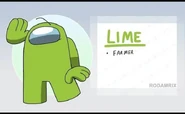 Lime (Main Series) | Rodamrix Among Us Wiki | Fandom