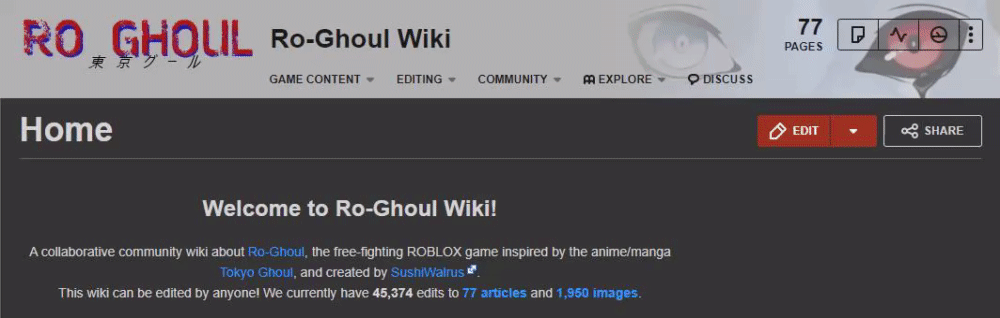 Ro-Ghoul Wiki:Manual of Style | Ro-Ghoul Wiki | Fandom