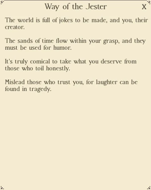 Way of The Jester | Rogue Lineage Wiki | Fandom