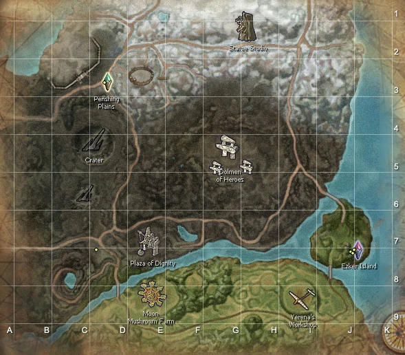 Map - Region - Kowarre | Rohan Wiki | Fandom