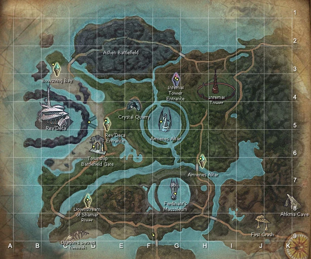 Map - Region - Armenes | Rohan Wiki | Fandom