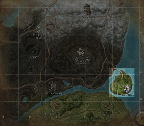 Map Location - Ezker Island | Rohan Wiki | Fandom