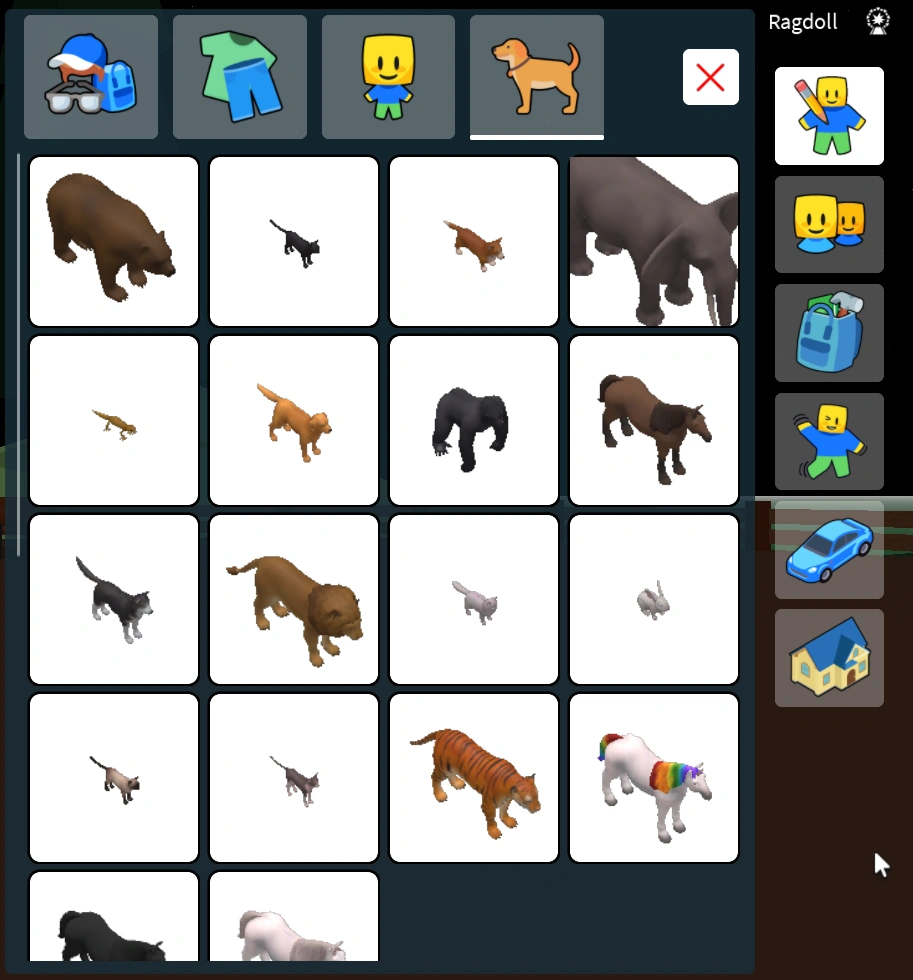 Animal tab | Roleplay Universe Wiki | Fandom