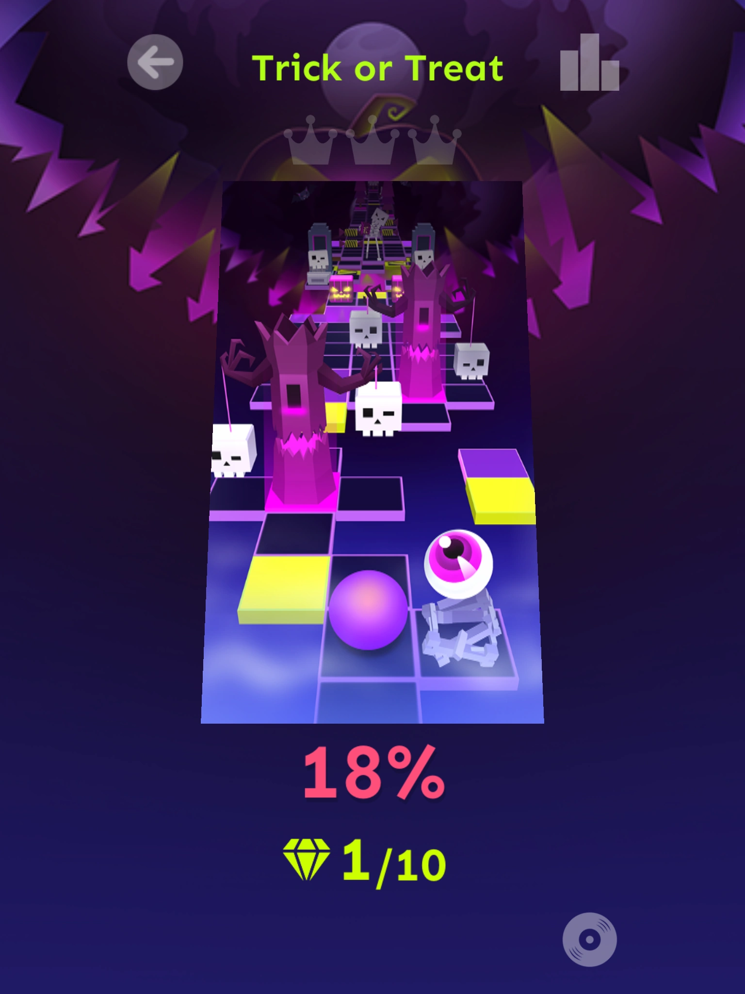 Trick or Treat | Rolling Sky Wikia | Fandom