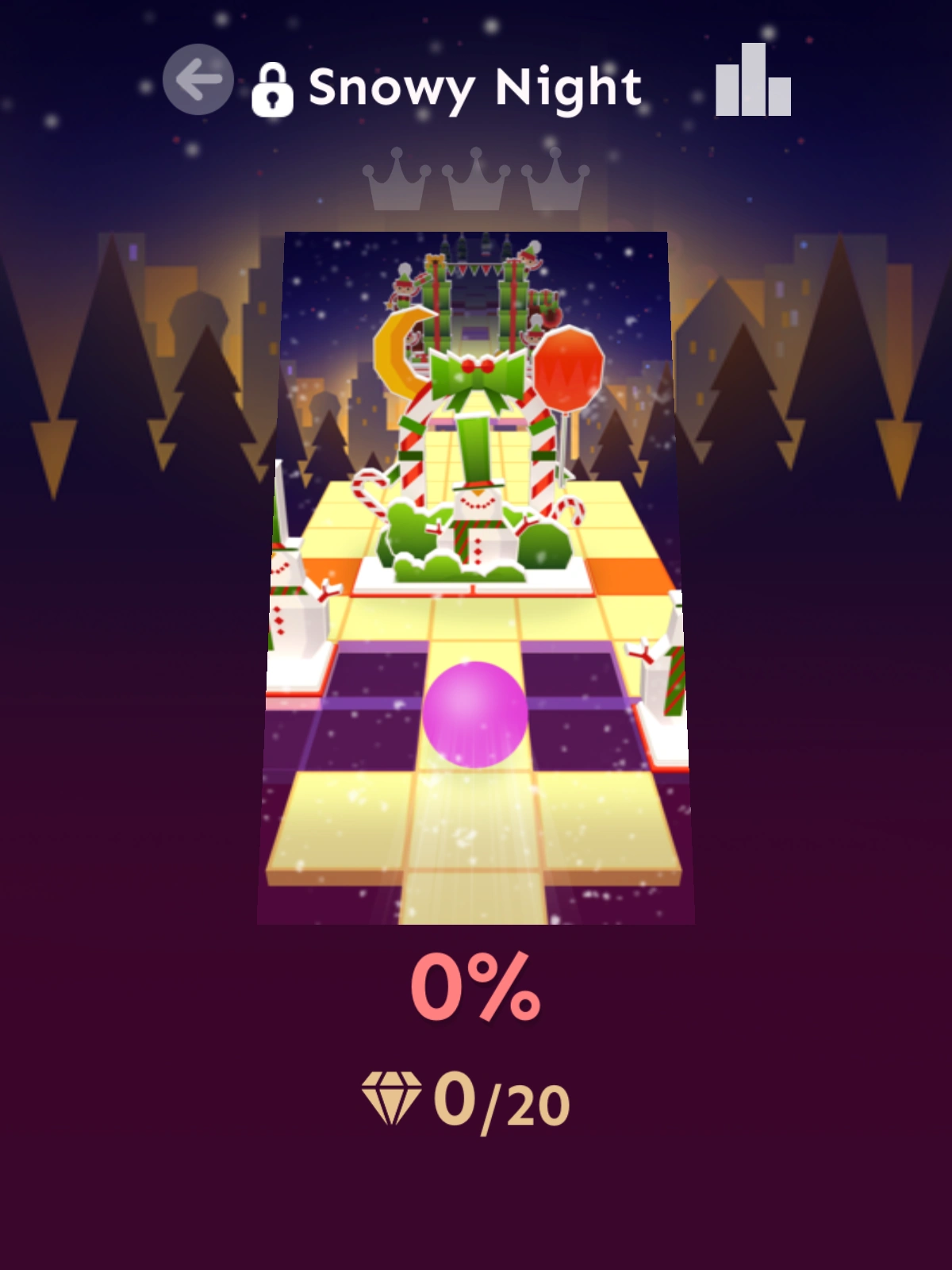 Snowy Night | Rolling Sky Wikia | Fandom