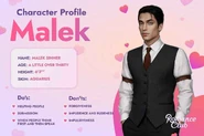 Malek Sinner | Romance Club Wiki | Fandom