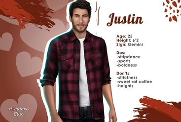 Justin | Romance Club Wiki | Fandom