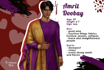 Amrit Doobay | Romance Club Wiki | Fandom