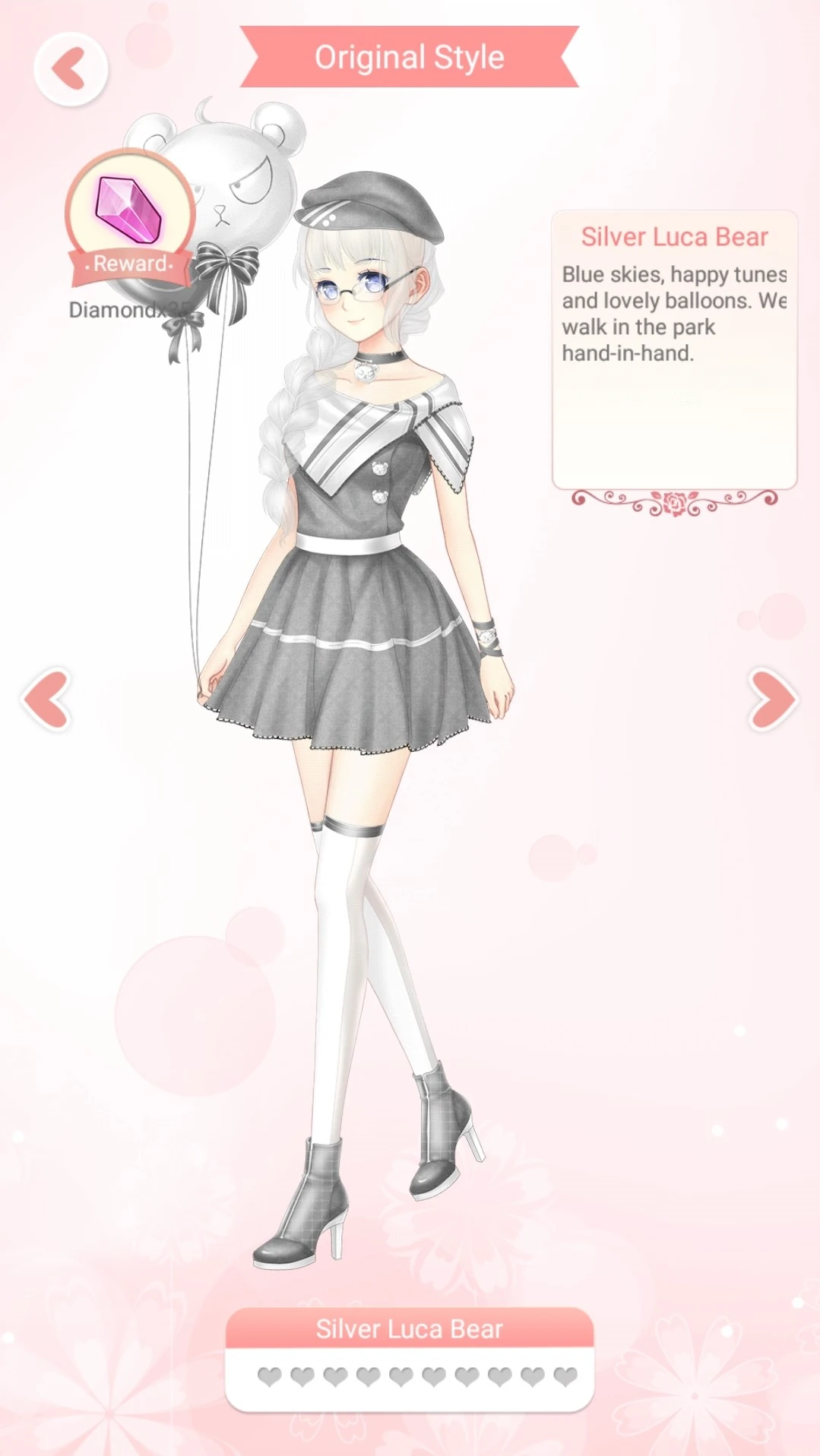 Silver Luca Bear | Romantic Diary Wikia | Fandom