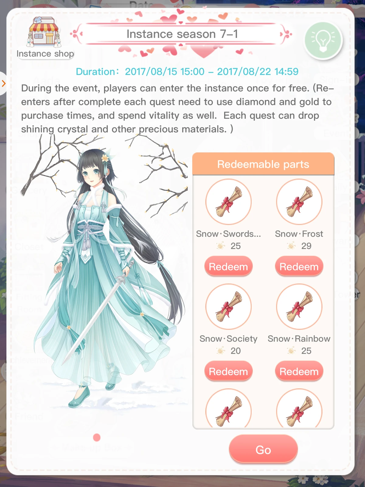 Snow | Romantic Diary Wikia | Fandom