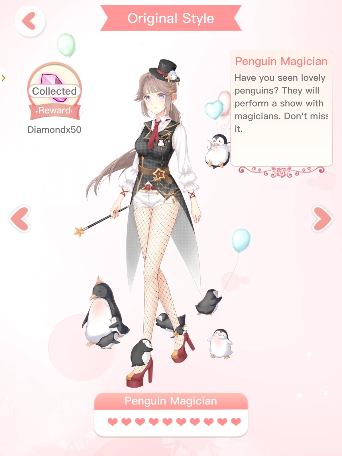 Penguin Magician | Romantic Diary Wikia | Fandom