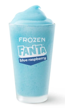 Frozen Fanta Blue Raspberry | McDonald's Wiki | Fandom