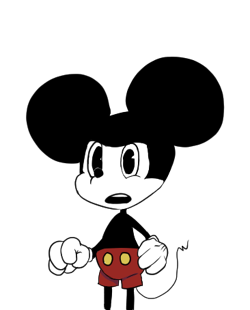 Mickey Mouse Worried