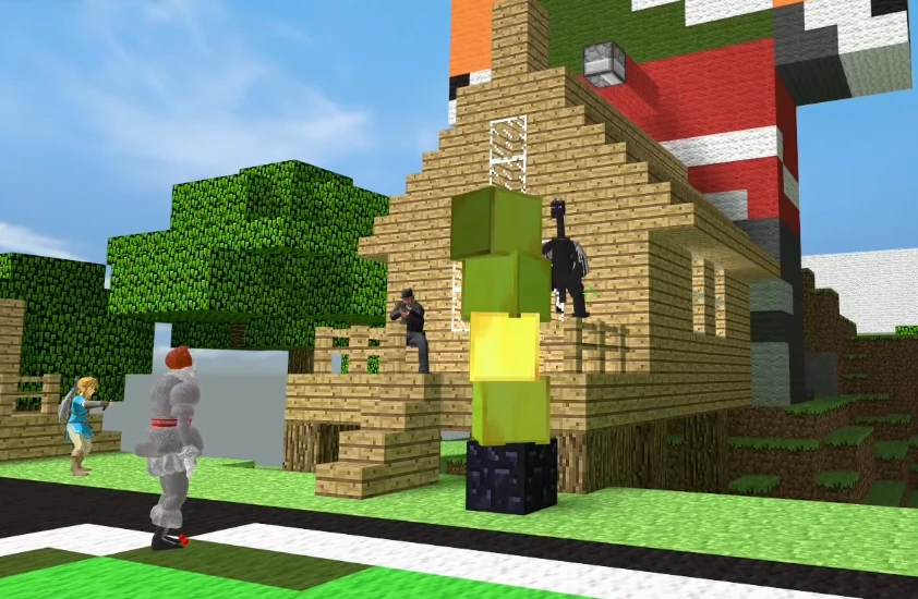 Achievement Hunter Minecraft Tower Of Pimps