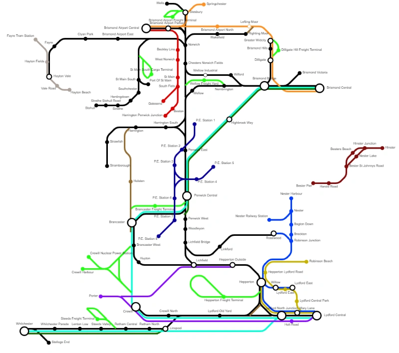 Network Map | Ro-Scale Railway! (StefanNL_Plays) Wiki | Fandom