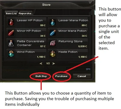 Buying and Selling with an NPC | Rosh Online Wiki | Fandom