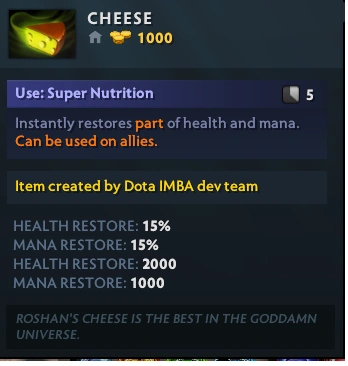 Cheese | Roshan defense Wiki | Fandom