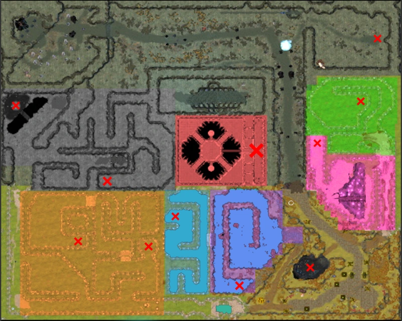 Locations Map | Roshan defense Wiki | Fandom