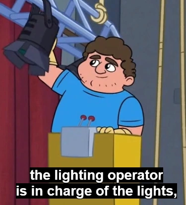 Lighting operator | Rosie’s Rules Wiki | Fandom