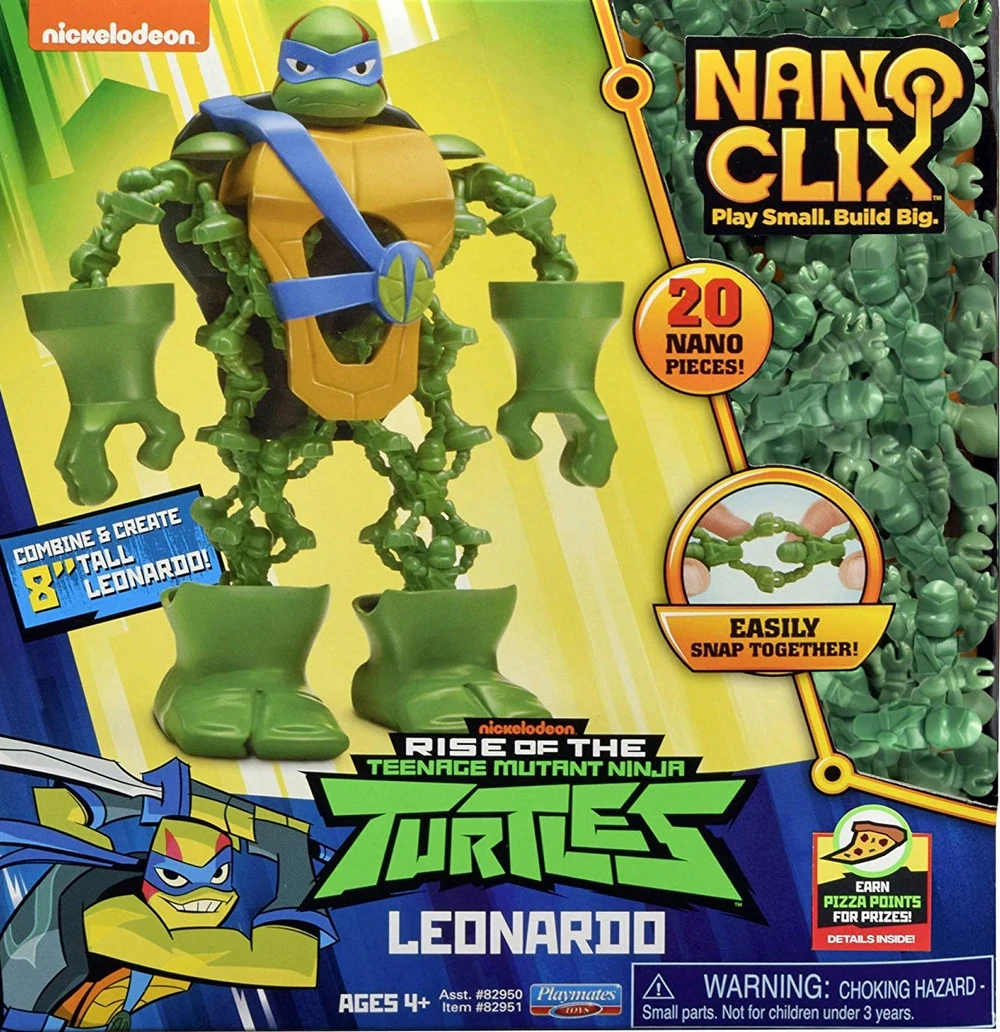 Nano Clix Leonardo (2019 action figure) | Rise of the TMNT Wiki | Fandom