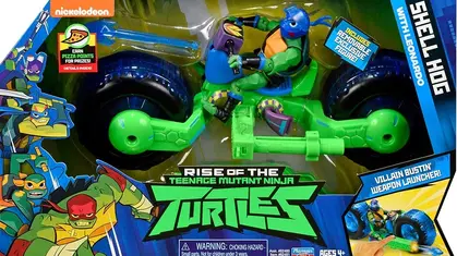 Shell with Leonardo (2018 toy) | Rise of the TMNT Wiki | Fandom